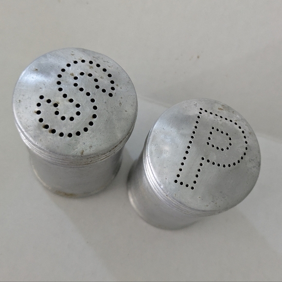 Kitchen | Vintage Aluminum Salt Pepper Shakers | Poshmark